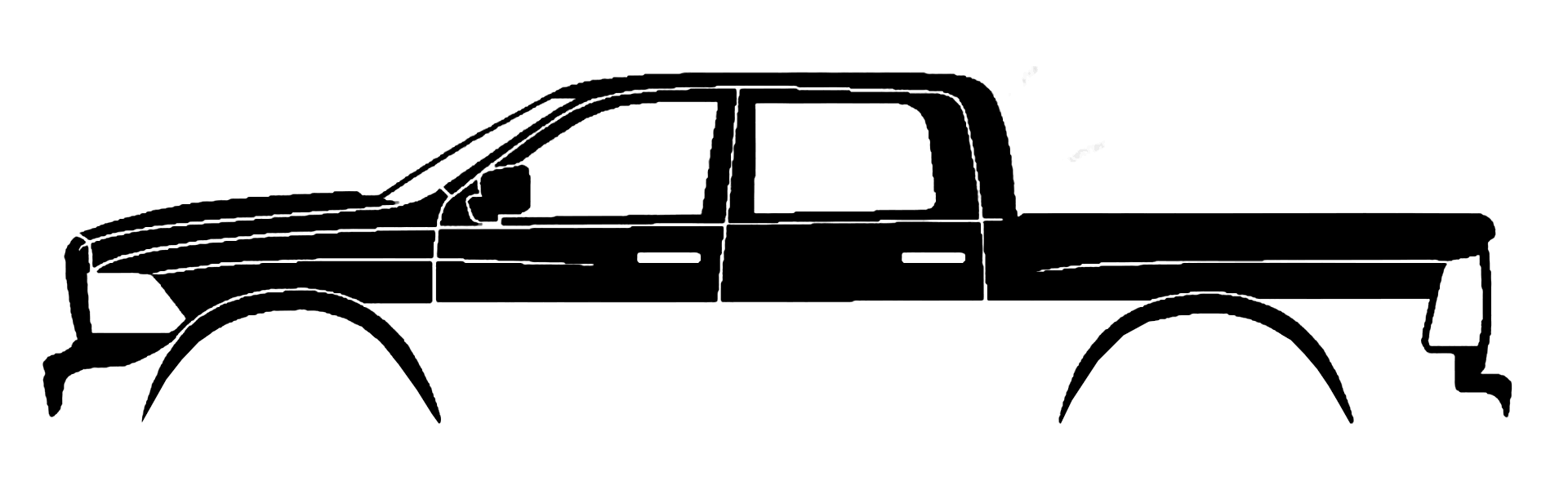 Dodge Pickup Truck Outline
